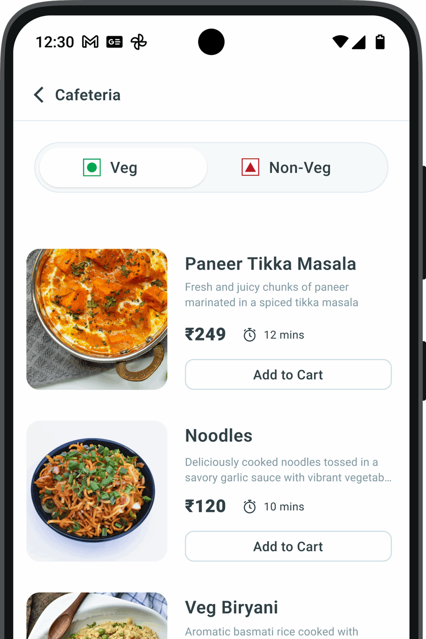 Cafeteria Management Software for Offices | 1OfficeView