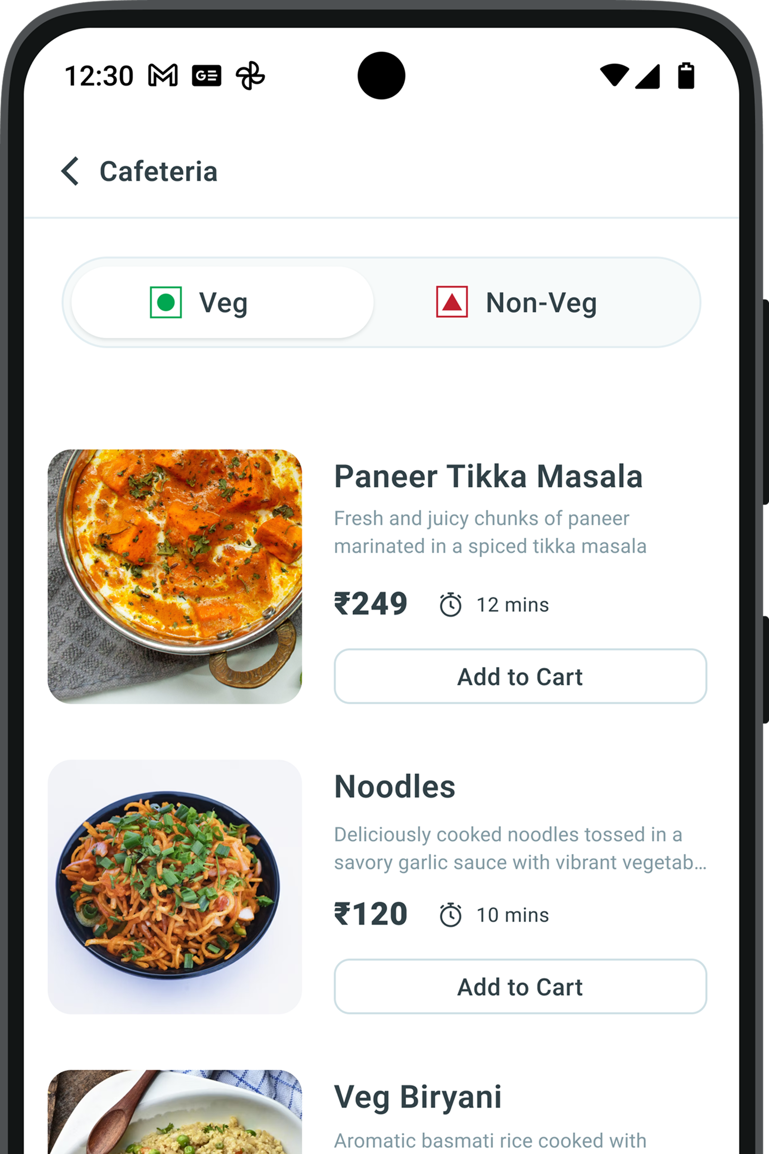 Cafeteria Management – 1OfficeView